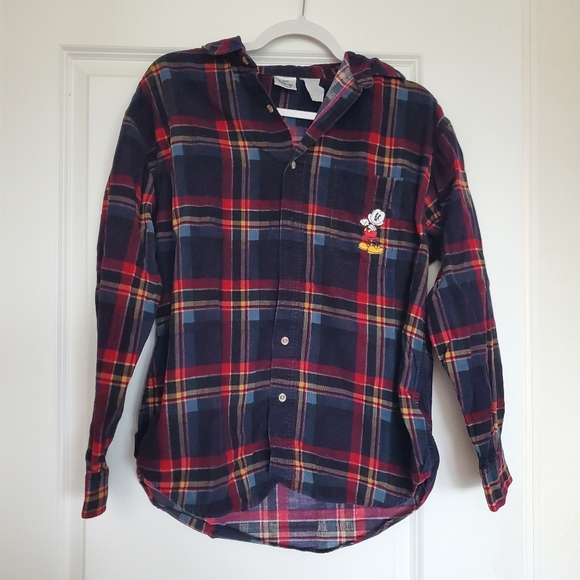 Disney | Tops | Vintage Disney Flannel | Poshmark